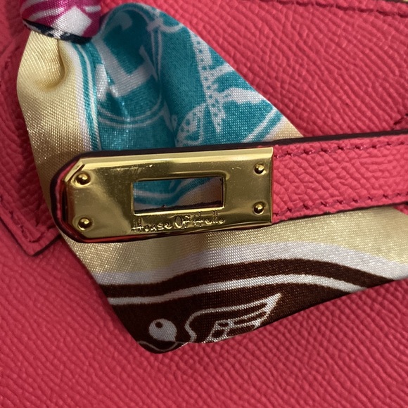 House of Hello | Bags | House Of Hello Birkin 25 Coral Red Leather ...